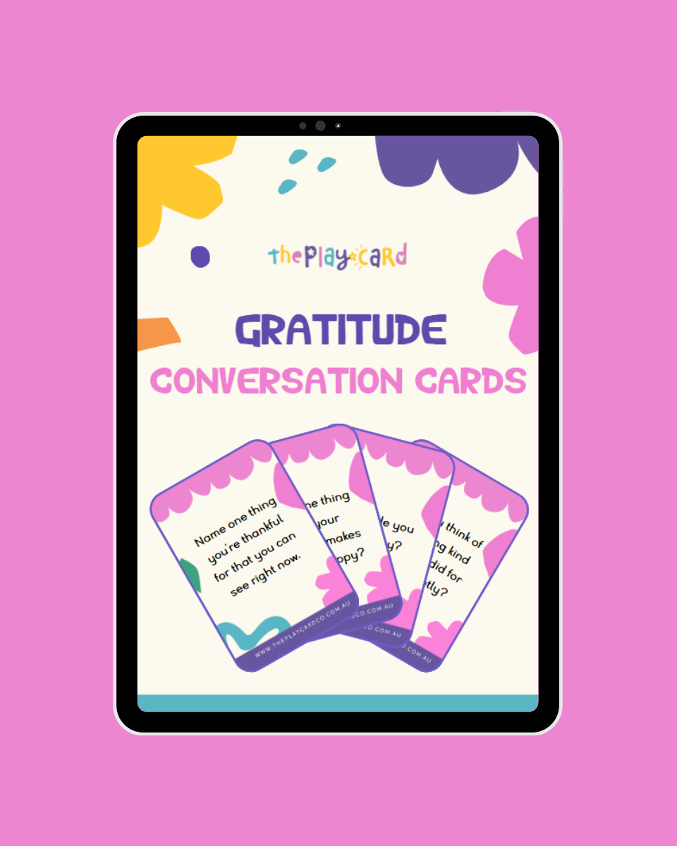 Digital Conversation Cards For Kids | Gratitude – The Play Card Co